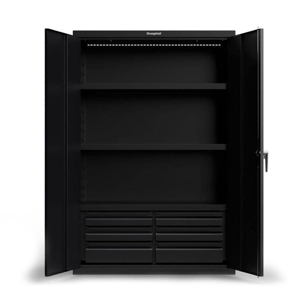 48 inch Industrial Cabinet with 3 Shelves and 6 Drawers ...